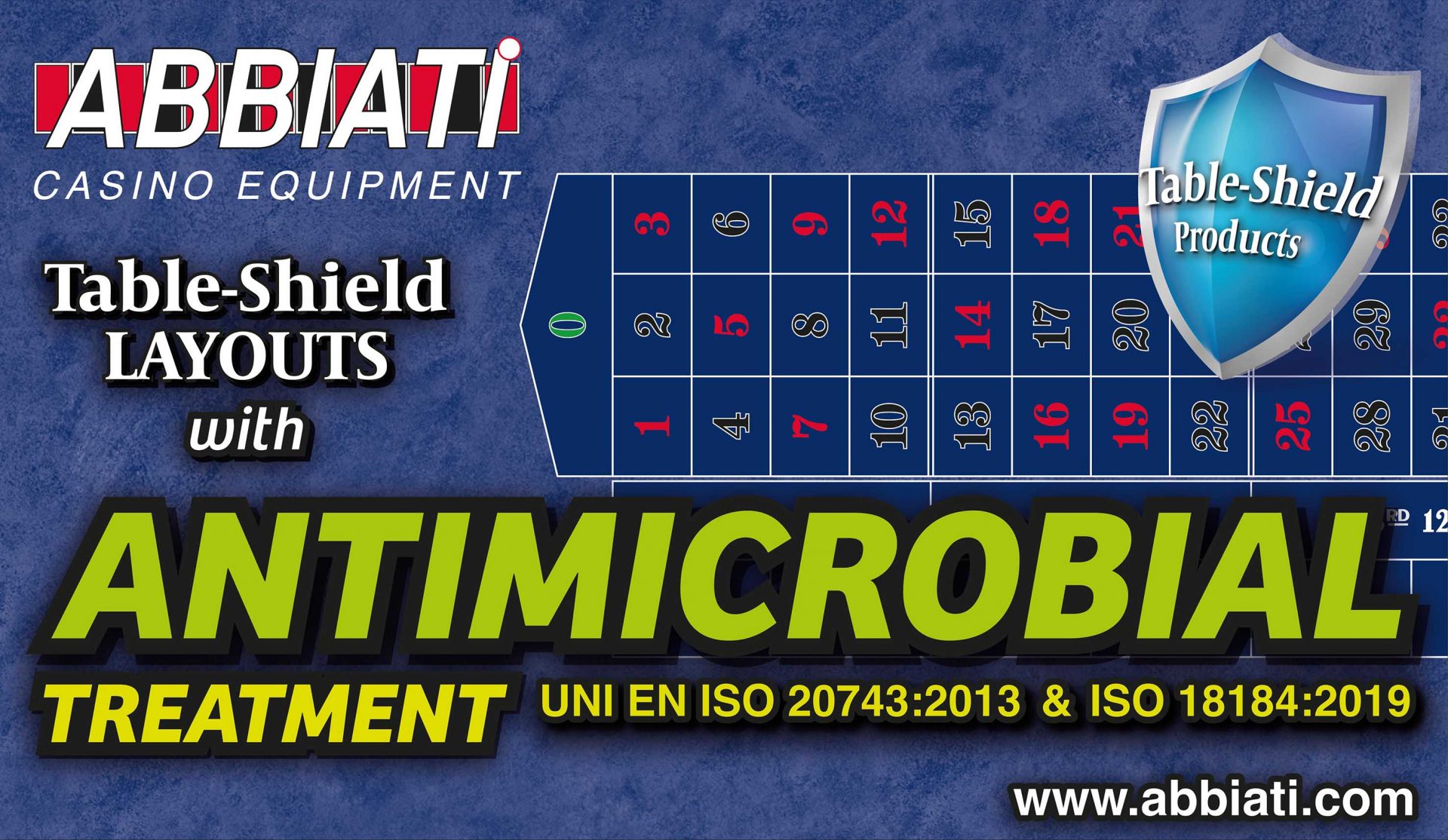 Table-Shield LAYOUTS | ABBIATI CASINO EQUIPMENT